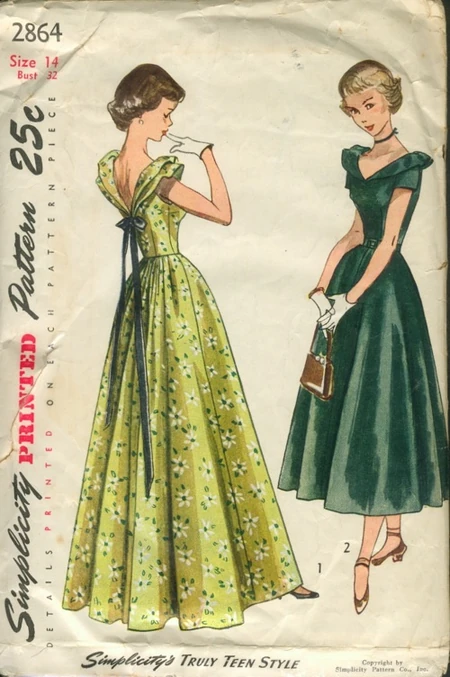 Simplicity 2864 | Vintage Sewing Patterns | Fandom