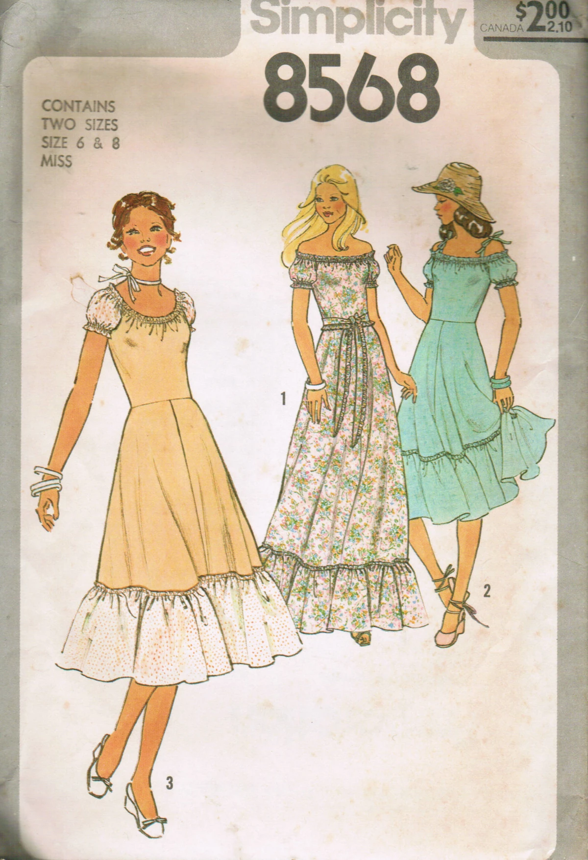 Simplicity 8568 | Vintage Sewing Patterns | Fandom