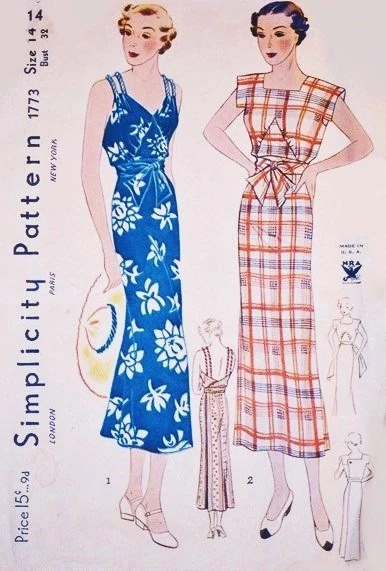 Simplicity 1773 A | Vintage Sewing Patterns | Fandom