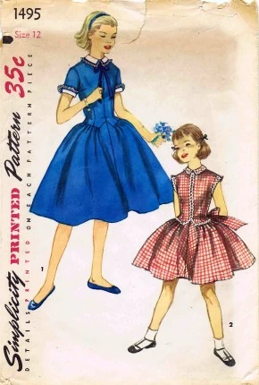 Simplicity 1495 A | Vintage Sewing Patterns | Fandom