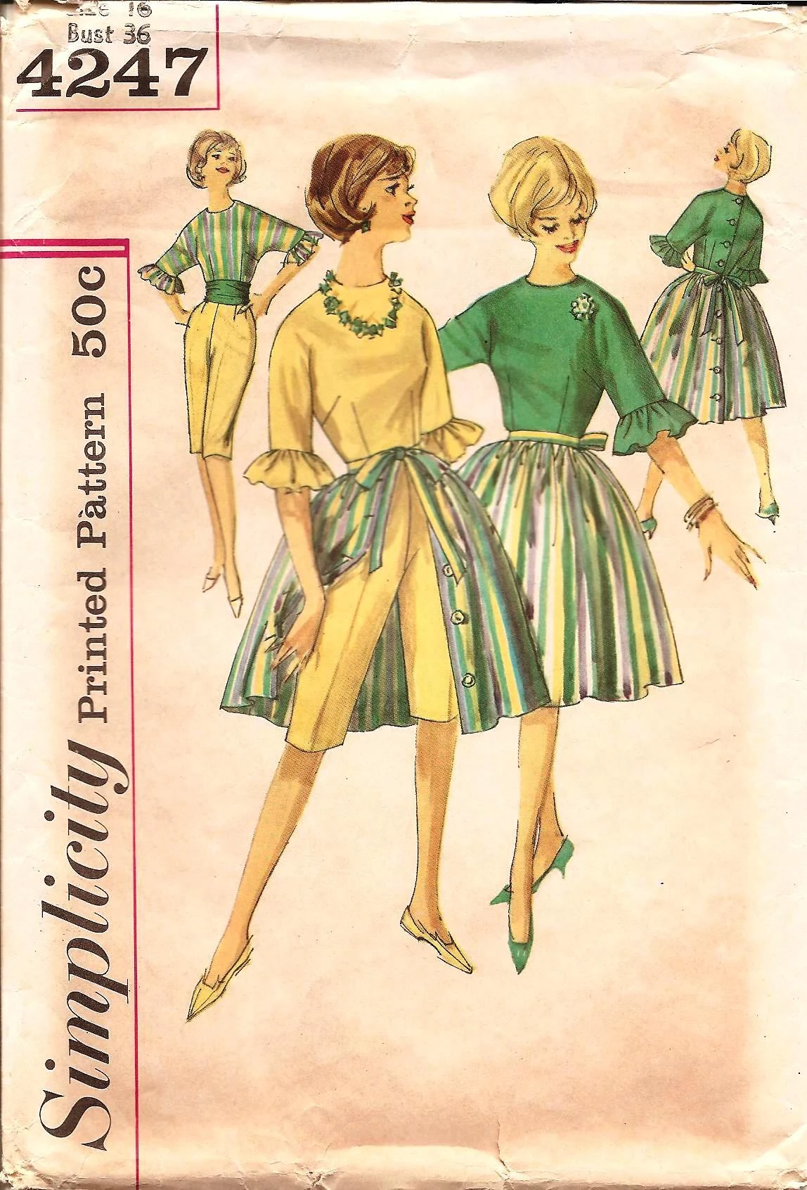 Simplicity 4247 A | Vintage Sewing Patterns | Fandom