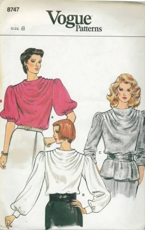 Vogue 8747 | Vintage Sewing Patterns | Fandom