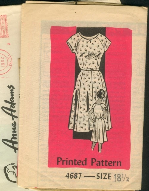 Anne Adams 4687 | Vintage Sewing Patterns | Fandom