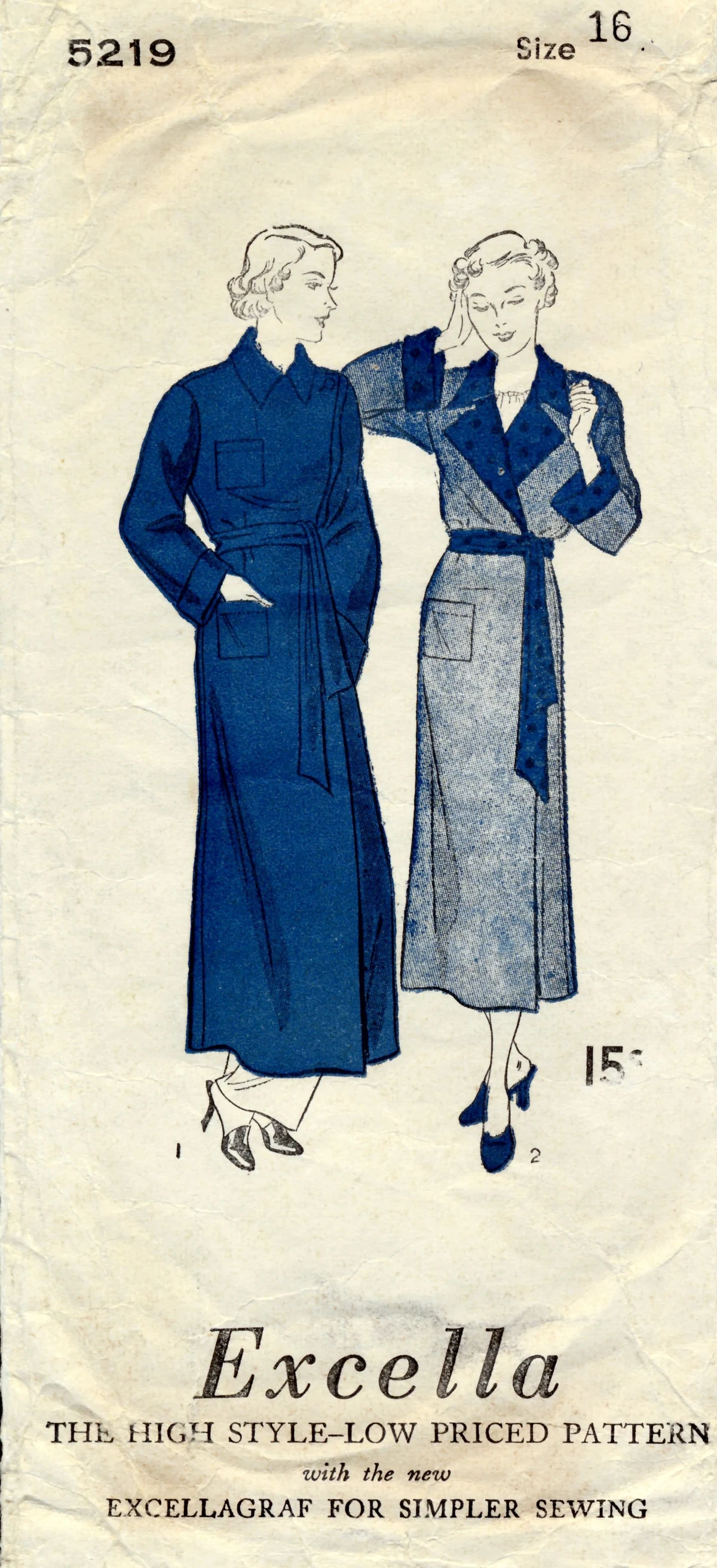 Excella 5219 | Vintage Sewing Patterns | Fandom