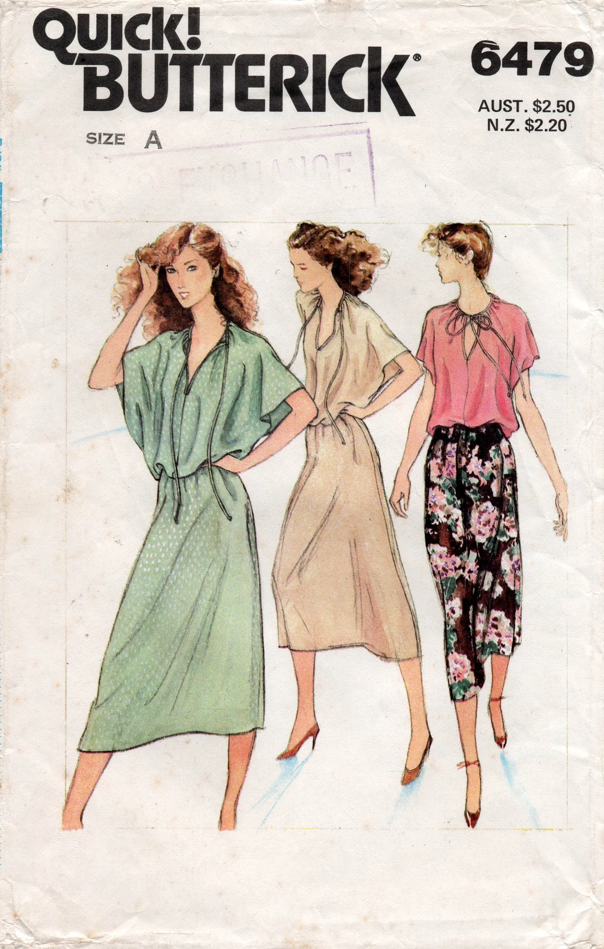Butterick 6479 B | Vintage Sewing Patterns | Fandom