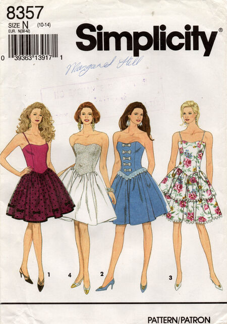 Simplicity 8357 D | Vintage Sewing Patterns | Fandom