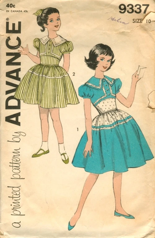 Advance 9337 | Vintage Sewing Patterns | Fandom