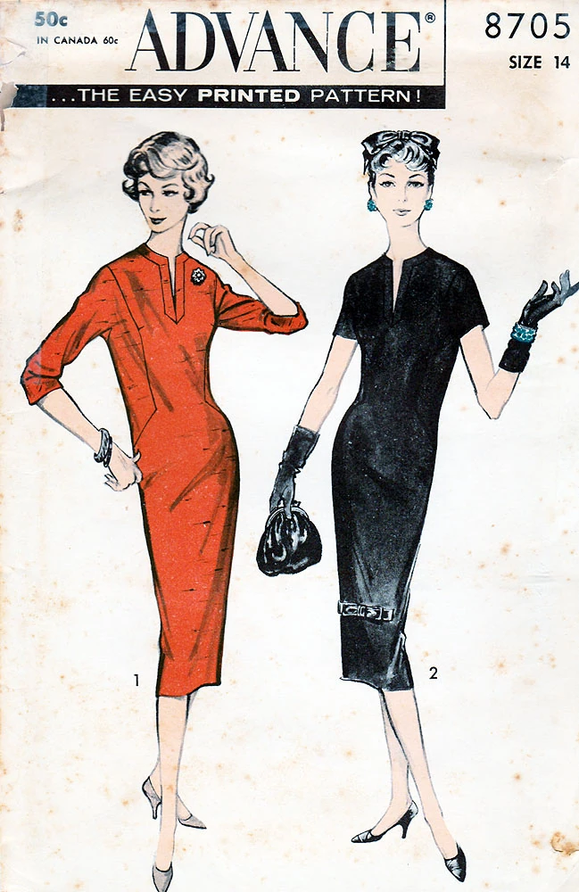 Advance 8705 | Vintage Sewing Patterns | Fandom