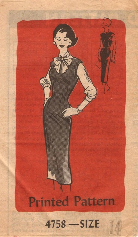 Mail Order 4758 A | Vintage Sewing Patterns | Fandom
