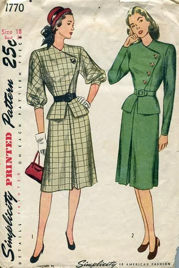 Simplicity 1770 A | Vintage Sewing Patterns | Fandom