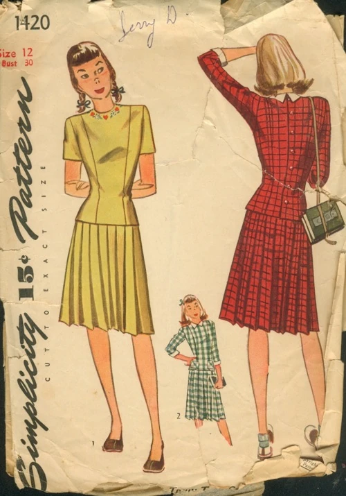 Simplicity 1420 | Vintage Sewing Patterns | Fandom