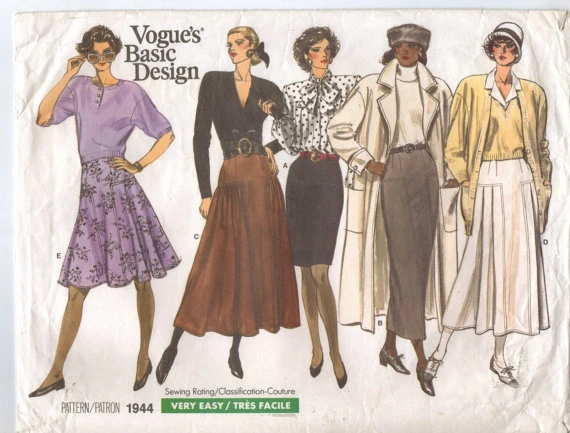 Vogue 1944 B | Vintage Sewing Patterns | Fandom