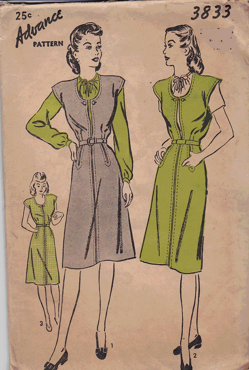 Advance 3833 | Vintage Sewing Patterns | Fandom