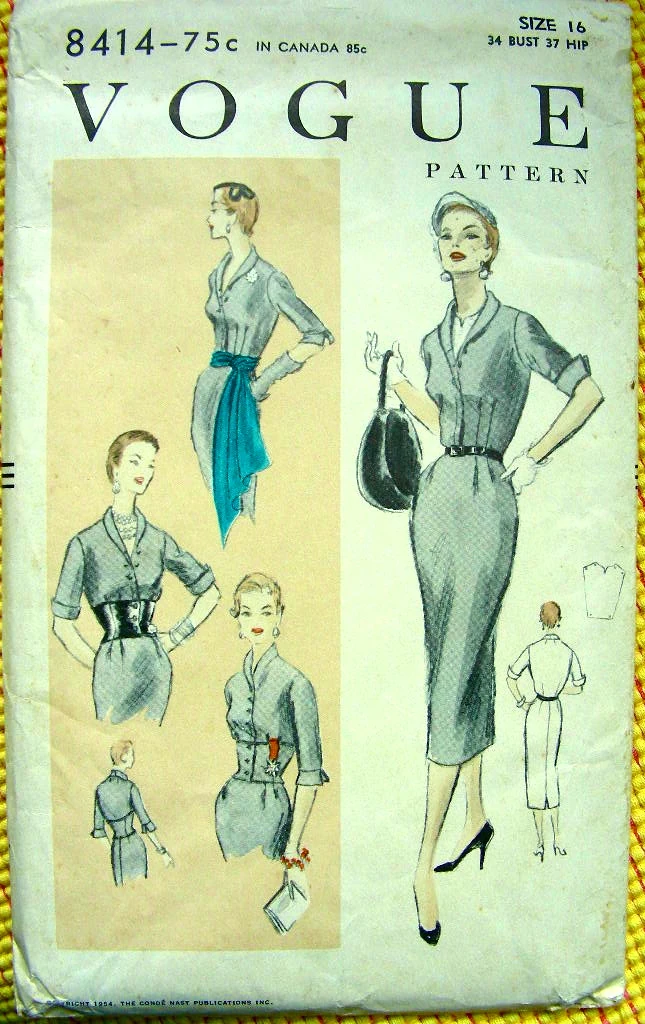 Vogue 8414 | Vintage Sewing Patterns | Fandom