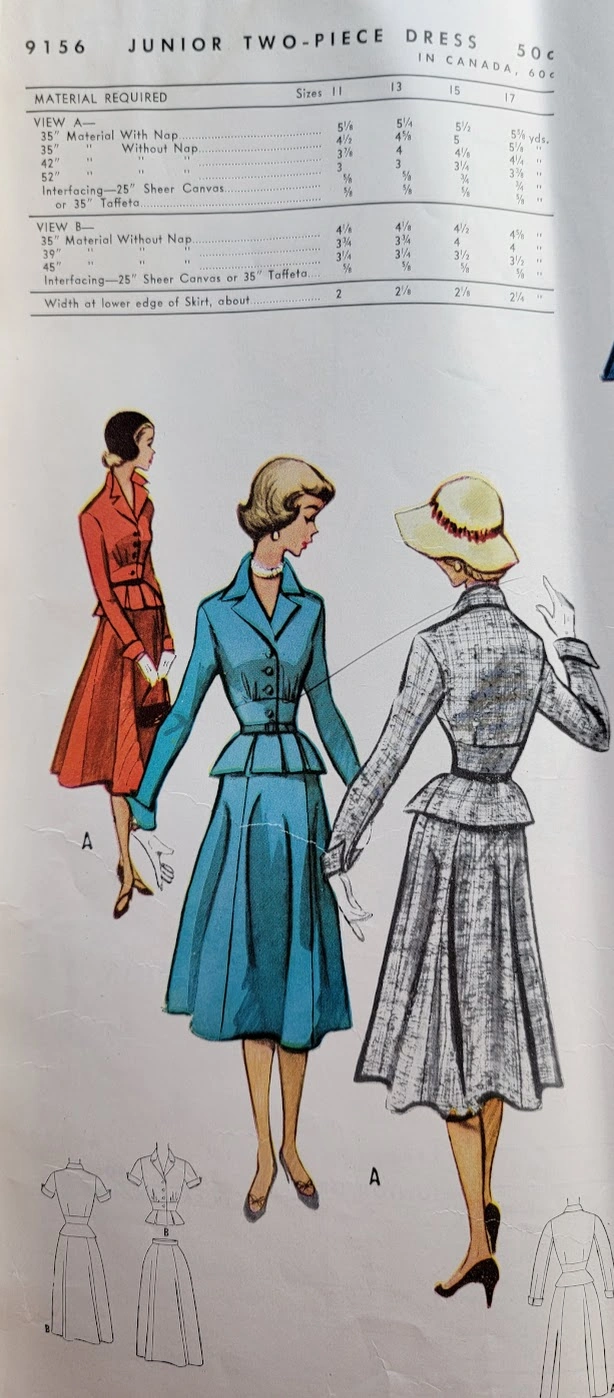 McCall's 9156 B | Vintage Sewing Patterns | Fandom