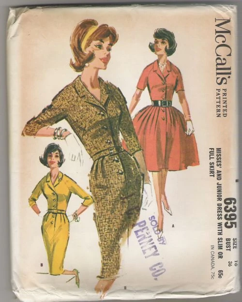 McCall's 6395 | Vintage Sewing Patterns | Fandom