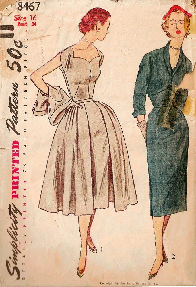 Simplicity 8467 | Vintage Sewing Patterns | Fandom