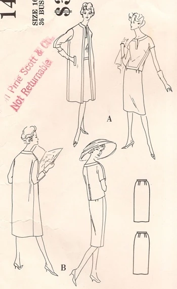 Vogue 1419 | Vintage Sewing Patterns | Fandom
