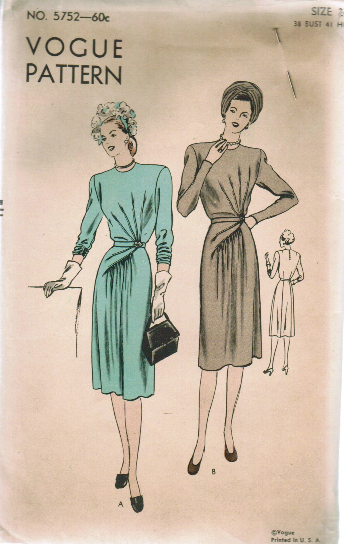 Vogue 5752 | Vintage Sewing Patterns | Fandom