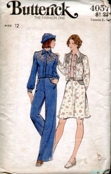 Butterick 4057 | Vintage Sewing Patterns | Fandom
