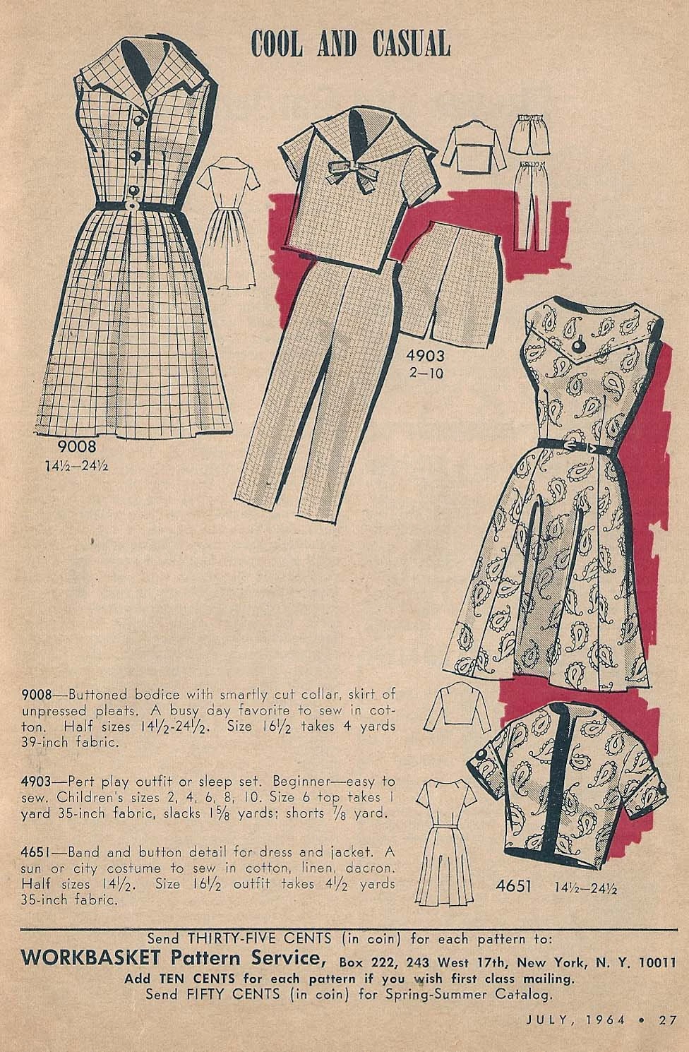 Mail Order 4903 | Vintage Sewing Patterns | Fandom