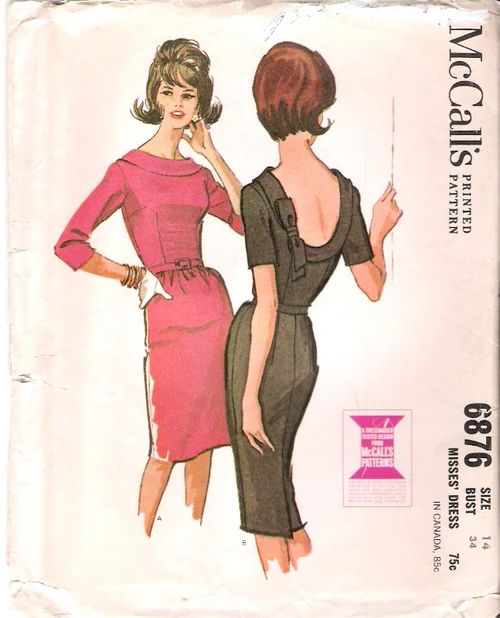 McCall's 6876 A | Vintage Sewing Patterns | Fandom