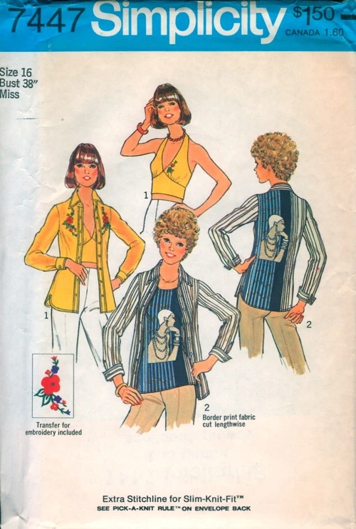 Simplicity 7447 | Vintage Sewing Patterns | Fandom
