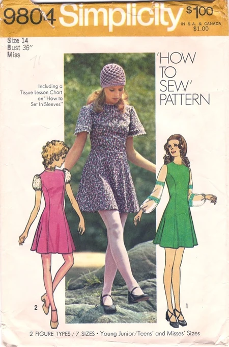 Simplicity 9804 | Vintage Sewing Patterns | Fandom