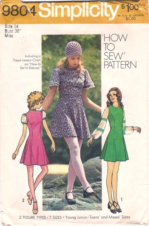 Simplicity 9804 | Vintage Sewing Patterns | Fandom