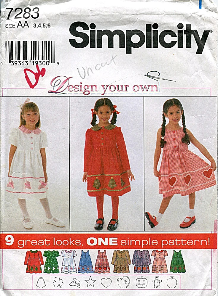 Simplicity 7283 B | Vintage Sewing Patterns | Fandom