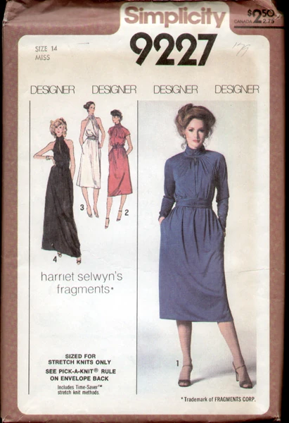 Simplicity 9227 | Vintage Sewing Patterns | Fandom