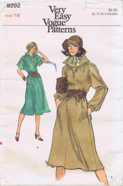 Vogue 9292 A | Vintage Sewing Patterns | Fandom