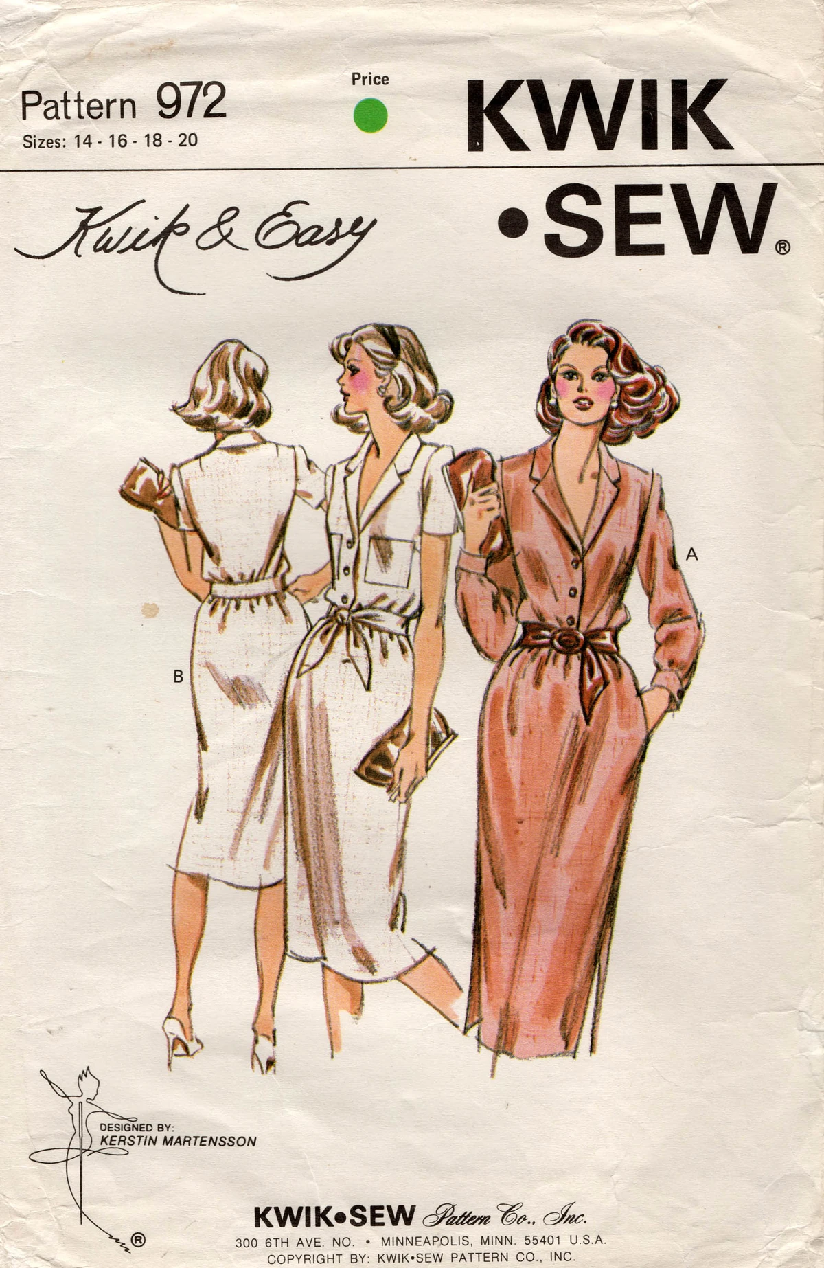 Kwik Sew 972 | Vintage Sewing Patterns | Fandom