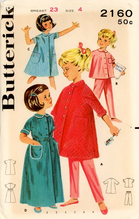 Butterick 2160 A | Vintage Sewing Patterns | Fandom