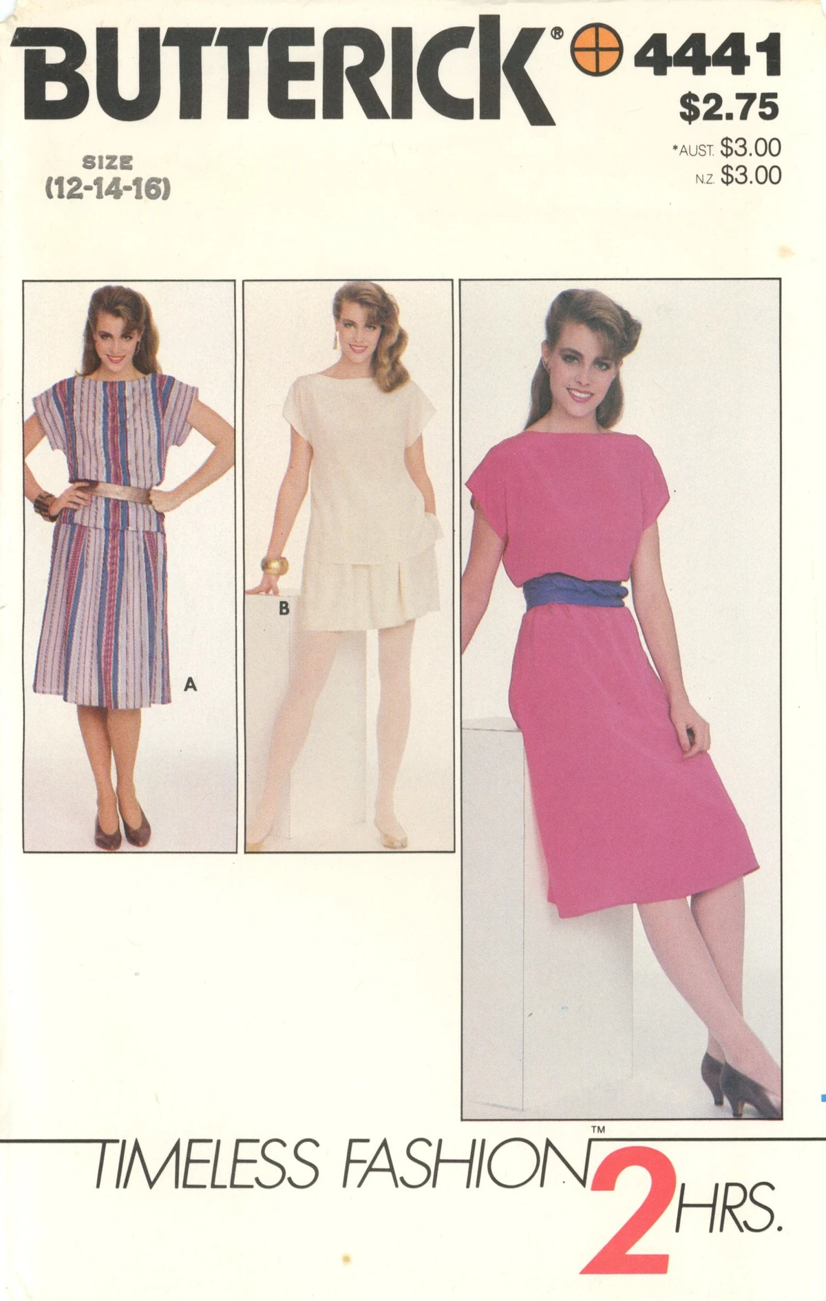 Butterick 4441 B | Vintage Sewing Patterns | Fandom