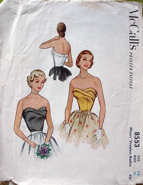 McCall's 8553 | Vintage Sewing Patterns | Fandom