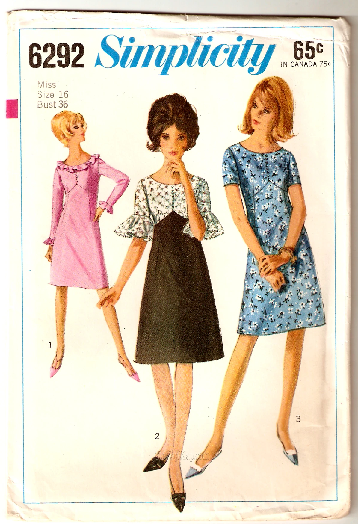 Simplicity 6292 A | Vintage Sewing Patterns | Fandom