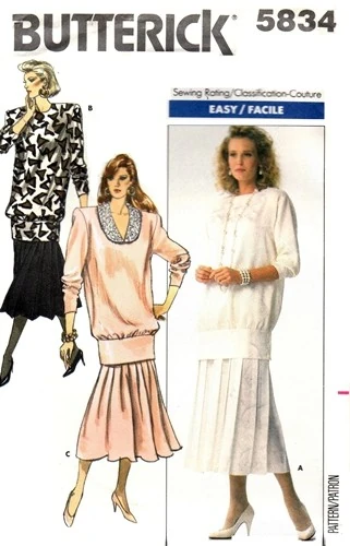 Butterick 5834 | Vintage Sewing Patterns | Fandom