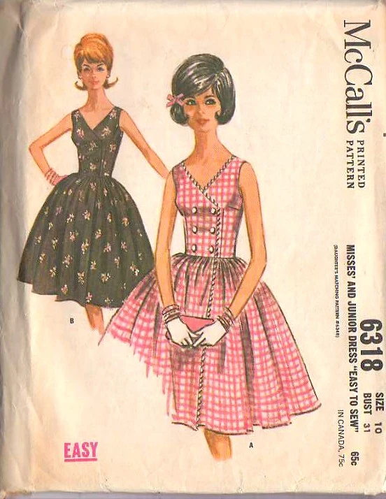 McCall's 6318 | Vintage Sewing Patterns | Fandom