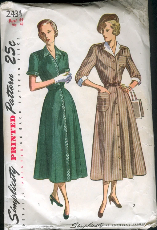 Simplicity 2434 | Vintage Sewing Patterns | Fandom