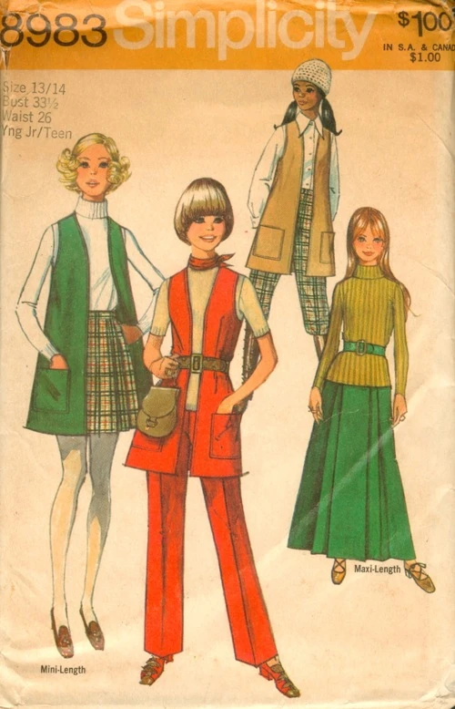 Simplicity 8983 | Vintage Sewing Patterns | Fandom