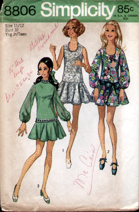 Simplicity 8806 | Vintage Sewing Patterns | Fandom