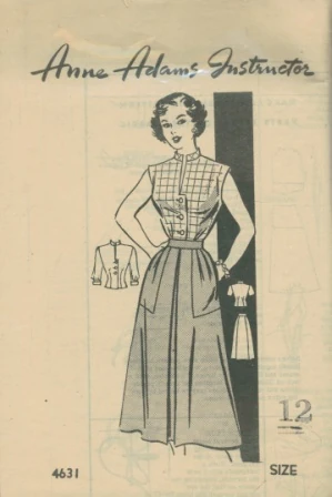 Anne Adams 4631 C | Vintage Sewing Patterns | Fandom