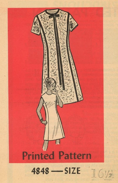 Anne Adams 4848 A | Vintage Sewing Patterns | Fandom