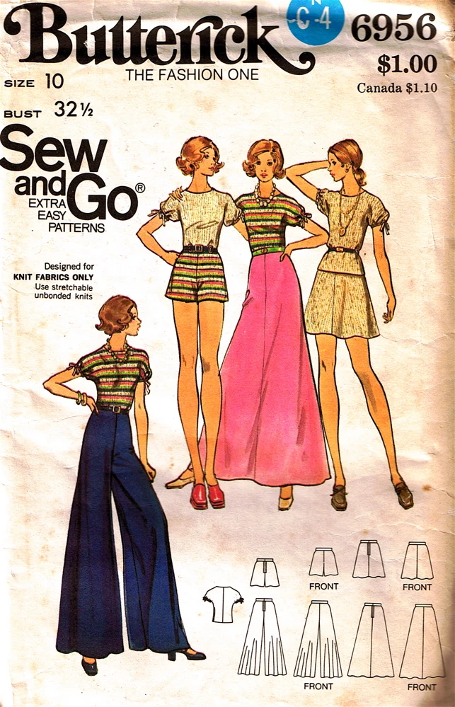 Butterick 6956 | Vintage Sewing Patterns | Fandom