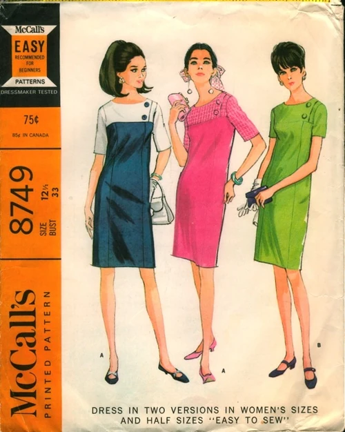 McCall's 8749 | Vintage Sewing Patterns | Fandom