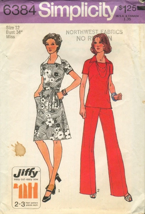 Simplicity 6384 | Vintage Sewing Patterns | Fandom
