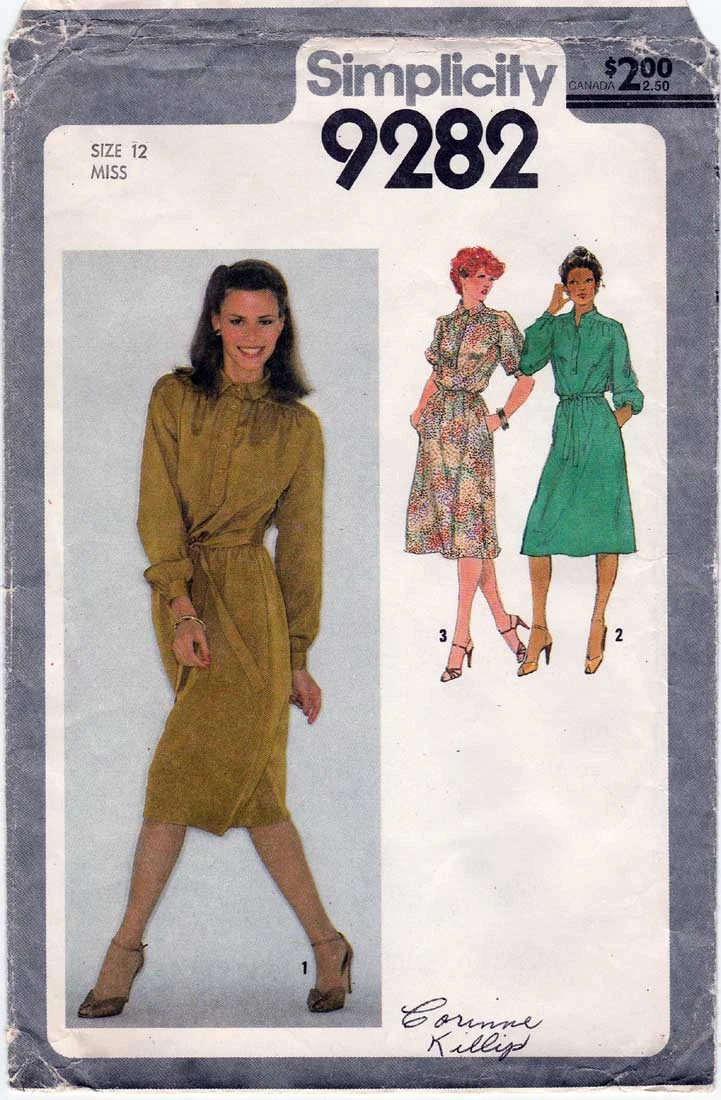 Simplicity 9282 A | Vintage Sewing Patterns | Fandom
