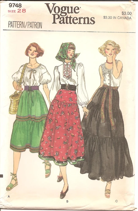 Vogue 9748 A | Vintage Sewing Patterns | Fandom