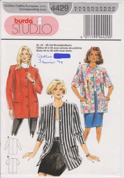 Burda 4429 | Vintage Sewing Patterns | Fandom
